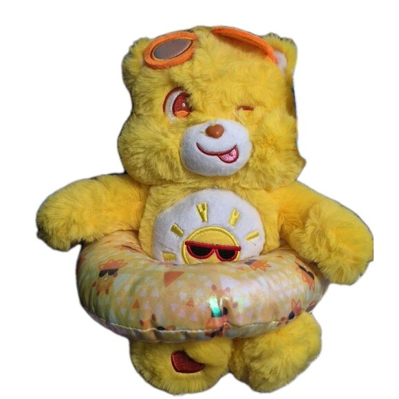 Care Bears | Toys | Care Bears Funshine Bear Summer Plush Pool Float ...